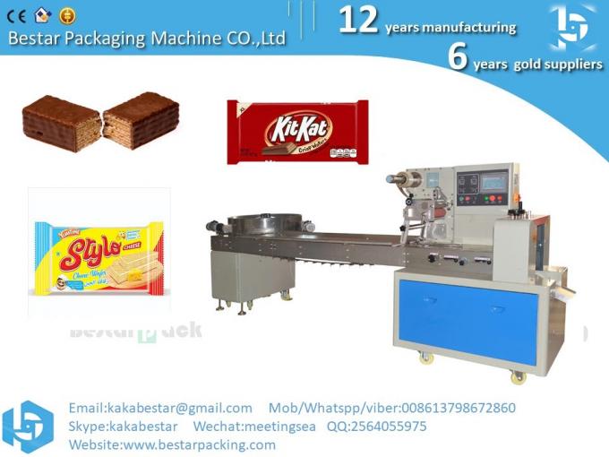 Bread, soda crackers, wafer packaging machine, automatic plastic film ...