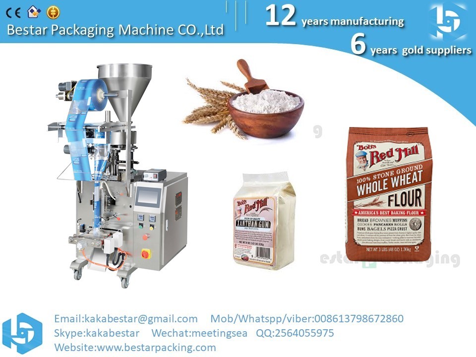 Automatic Wheat Flour Cassava Powder Sachet Packing Machine for Milk Powder