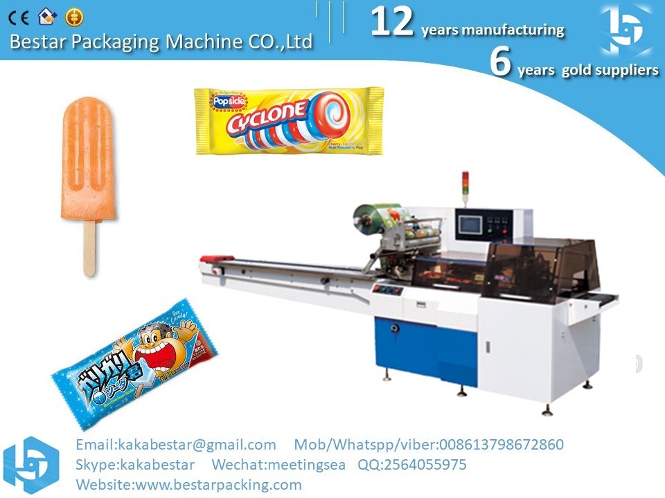 Popsicle Packaging machine,ice cream bar Packing Machine,Ice lolly ...