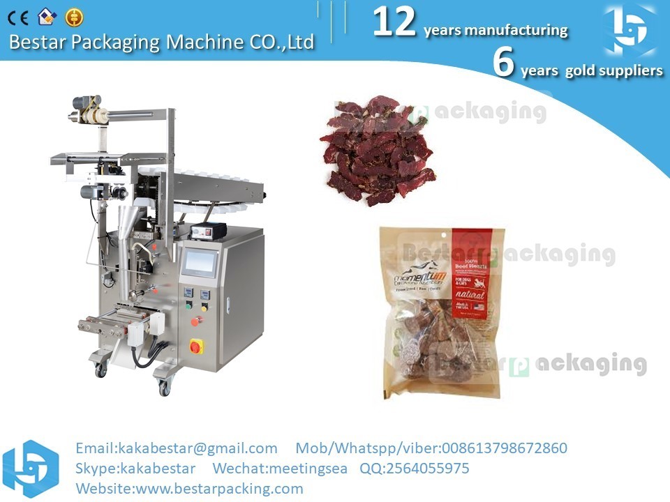 Automatic blanking beef jerky cat and dog food packaging machine,fully ...