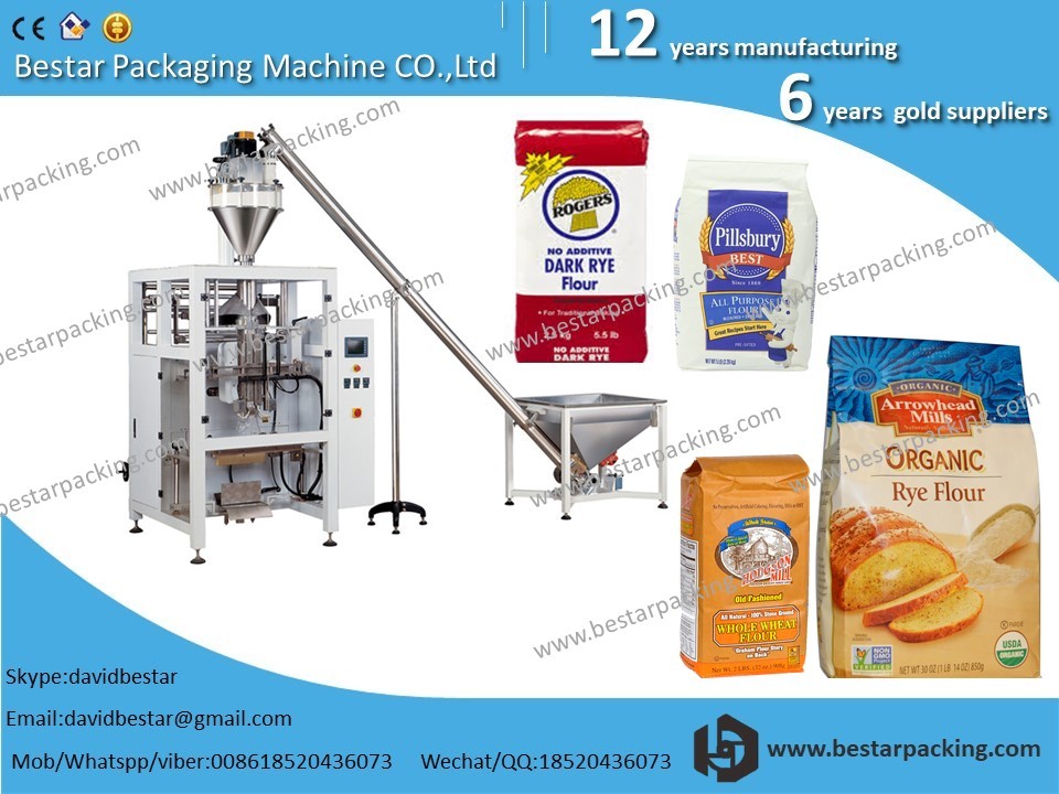 Bestar vacuum feeding flour ,hard wheat flour ,powder ,milk powder ...
